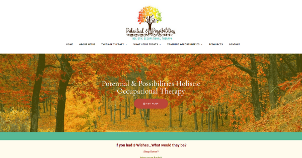 Home | Potential & Possibilities Holistic Occupational Therapy